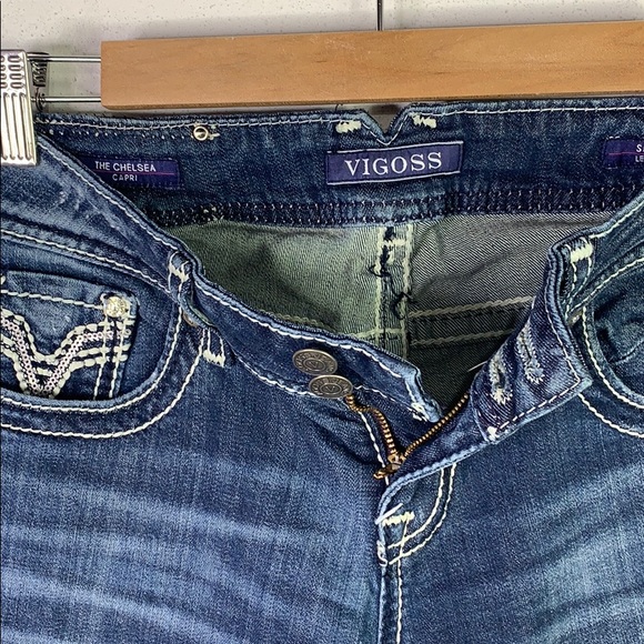 Vigoss | Pants & Jumpsuits | Vigoss The Chelsea Capri Jeans | Poshmark